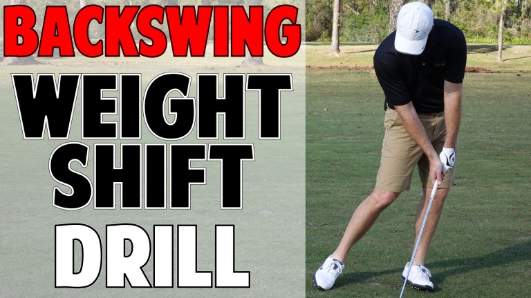 Golf Backswing and Weight Shift Drill | Step Right, Step Left Golf Backswing and Weight Shift Drill | Step Right, Step Left