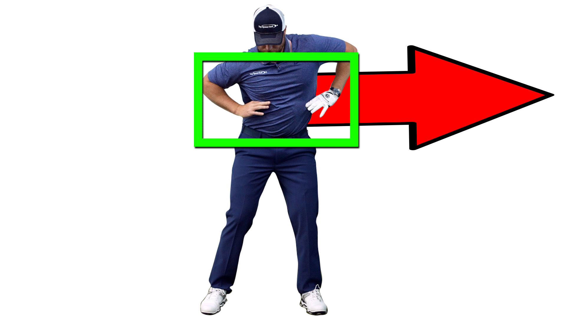 Hit Ball Then Turf With Thoracic Bump Move • Top Speed Golf